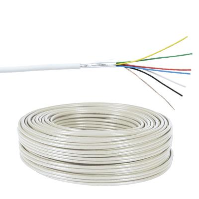 Cina Materiale isolante Cavo di sicurezza di allarme in PVC filo di rame nudo 2X0,50 4X0,22 composito in vendita