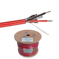 China Shielded Tinned Copper Solid FPLR Communication Cable PVC Jacket 2x0.50mm2 for sale