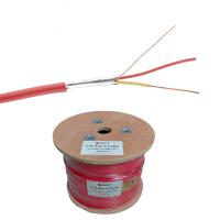 China Shielded Tinned Copper Solid FPLR Communication Cable PVC Jacket 2x0.50mm2 for sale