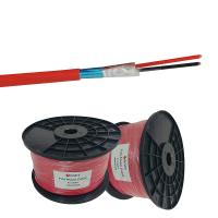 China ExactCables Shielded Fire Alarm Cable 2x1.0mm2 Solid Copper Conductor PVC for sale