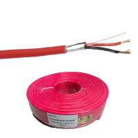 China 2x1.5mm2 Fire Alarm Cable Unshielded Copper Stranded Solid Bare Copper Wire 7.8mm for sale