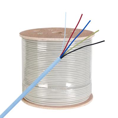 Cina 4x0.22 2x0.75 Cavo di allarme blindato Cavo di sicurezza con 2/4/6/8/10/12/14/16/18/20 core in vendita