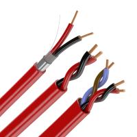 China ExactCables 2x1.5mm2 Shielded Fire Alarm Cable 2 Core Bare Copper CE RoHS for sale