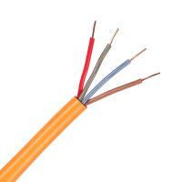 China ExactCables 2x1.5mm2 Shielded Fire Alarm Cable 2 Core Bare Copper CE RoHS for sale