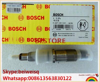 China Injector comum original e novo de BOSCH do trilho 0445120123/4937065 para o motor da ILHA à venda