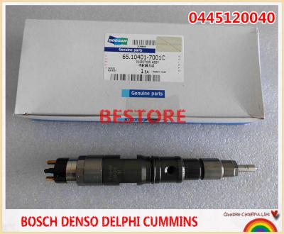 China Injector comum genuíno e novo 0445120040 do trilho para DAEWOO DOOSAN 65.10401-7001C, 65,10401 à venda