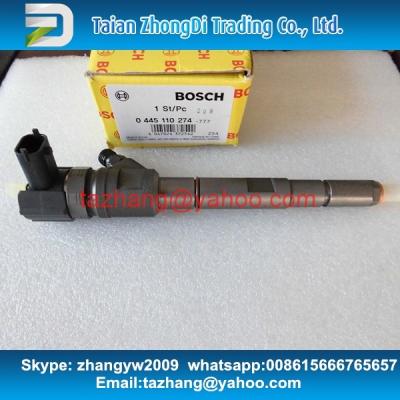 China Injector comum genuíno 0445110274 do trilho de BOSCH 0445110275, injector de combustível 33800-4A500 à venda
