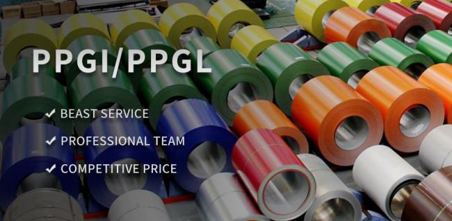 Prepainted Gi Steel Coil / PPGI Color Coated Galvanized Steel Sheet in Coil Manufacture Factory Price