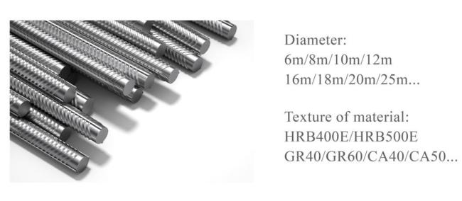 ASTM A615 Grade 60 Reinforcing Deformed Steel Rebar for Construction Rebar Steel Prices
