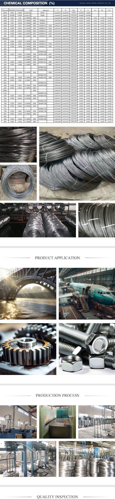Mild Steel Cold Heading Steel Wire Rod Carbon Cold Heading Drawn Wire/Steel Wire Rod Ml08al 10b21 10b18 Cold Heading Steel Wire Rod