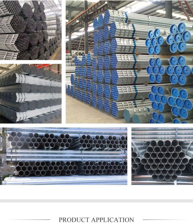 Wholesale Hot DIP Gi Seamless Galvanized Round Steel Pipe ASTM A106 Sch 40 ERW Gi Iron Tube