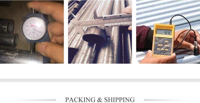 Wholesale Hot DIP Gi Seamless Galvanized Round Steel Pipe ASTM A106 Sch 40 ERW Gi Iron Tube