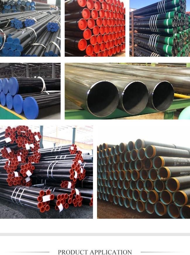 High Quality ASTM A106 API5l Black Oil Hot Rolled Seamless Steel Pipe / Tube Oil Pipeline