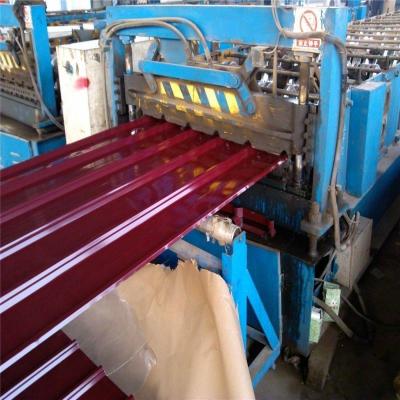 China Sterkte Stalen plaat Kleur gecoate voorgeverfde gegalvaniseerde gegolfde stalen dakplaat Te koop