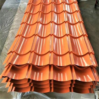 Cina Colore Materiale di costruzione metallo carta di copertura in acciaio galvanizzato ondulato in vendita