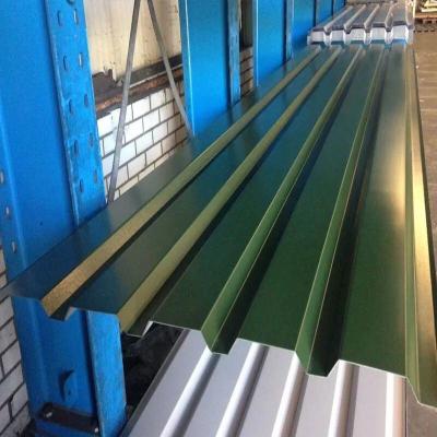 China Certificering RoHS PPGI Plaat Kleur gecoat gegalvaniseerd stalen gegolfde dakplaat Te koop