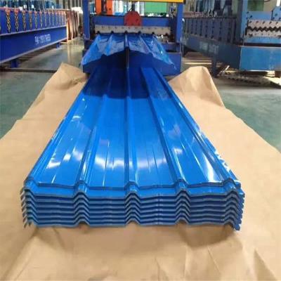 China Gegalvaniseerde oppervlakte met gecoate kleur gegolfde dakplaat Metalen 0,1 mm-1,2 mm dikte Te koop