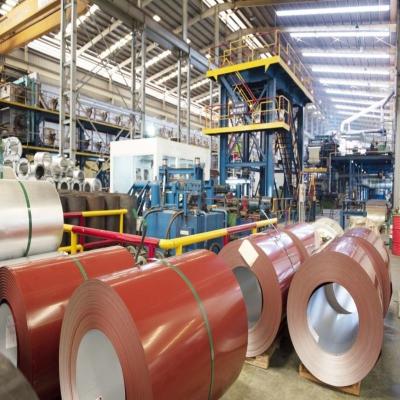 Κίνα 3.0-6.0T Περιοχή βάρους περιστροφής χρώματος επικαλυμμένου χάλυβα περιστροφής PPGI 0.1mm-1.5mm*12.7mm-1500mm προς πώληση