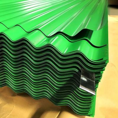 China Kleurgebonden gegolfde ijzerplaat gegalvaniseerd dakplaat zink PPGI metalen dak Te koop