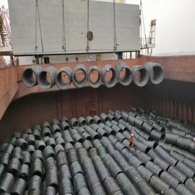 Cina Strato di filo di ferro di acciaio al carbonio di superficie nera per imballaggi da galvanizzazione a caldo in vendita