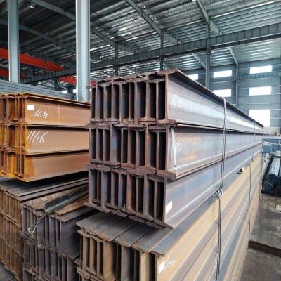 China ASTM A36 JIS Hot Rolled Galvanized H Beam Welded S235jr Structural Steel I-Beam Ss400 U Beams for Construction for sale