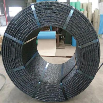 China Quenching Technique 7/1.0 mm 7/1.6 mm Steel Wire Strand for Power Transmission Line for sale