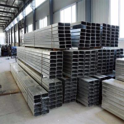 China Galvanized Z C Beam Steel U Channel Sizes with Hot Rolling Surface for sale