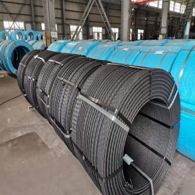 Cina 1860MPa Basso rilassamento PC Strand Acciaio filo di filo per calcestruzzo 7 filo 21,6mm Superficie in vendita