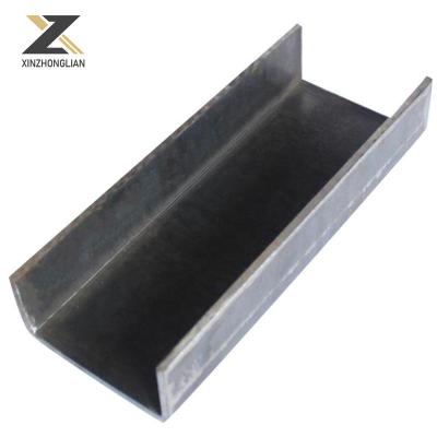 China 5-12m Length Hot Rolled U Beam Channel S275jr S355jr Ss400 St37 St52 Steel Structure Galvanized Q235 Channel Steel Customization for sale