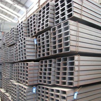 China 5-12m Length Hot Rolled U Beam Channel S275jr S355jr Ss400 St37 St52 Steel Structure Galvanized Q235 Channel Steel Customization for sale