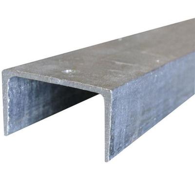 China 5-12m Length Hot Rolled U Beam Channel S275jr S355jr Ss400 St37 St52 Steel Structure Galvanized Q235 Channel Steel Customization for sale