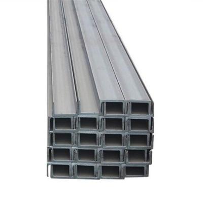 China Plain/Galvanized Surface Steel Channel for Steel Frame Profile A36 Building Material for sale