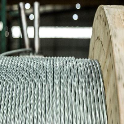 China 1x7 Steel Strand Wire Payment Term Fob 12.7mm/15.2mm Une 36094 9.3mm/13.0mm/15.2mm for sale