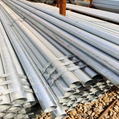 China Hot DIP Gi Seamless Galvanized Round Steel Pipe ASTM A106 Sch 40 ERW Gi Iron Tube Fob for sale