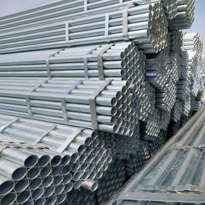 China Hot DIP Gi Seamless Galvanized Round Steel Pipe ASTM A106 Sch 40 ERW Gi Iron Tube Fob for sale
