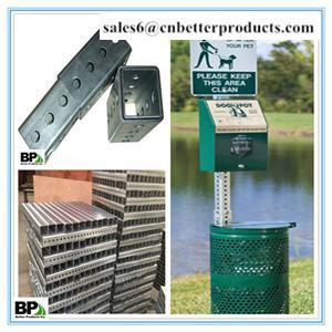 China Pet waste station use Telescoping Square Tube Steel for sale