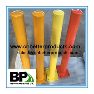 China hot dipped Galvanized and powder coated Steel bollards for sale