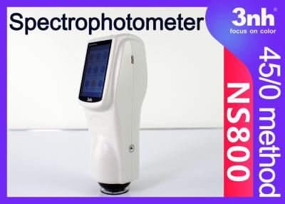 Cina Metodo di corrispondenza dello spettrofotometro NS800 45/0 della pittura portatile per carta, touch screen dell'inchiostro in vendita