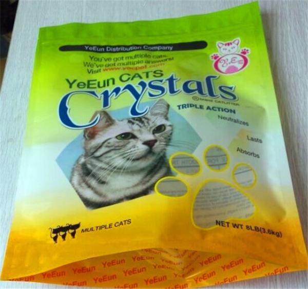 Quality Factory Direct Oem Matte Finish 5kg 10kg Cat Litter Packaging Bags Flat Bottom Cat Litter Plastic Bag for sale