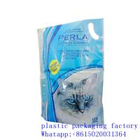 China Flat Bottom Cat Litter Packaging Bag With Handle for sale