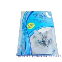 China Flat Bottom Cat Litter Packaging Bag With Handle for sale