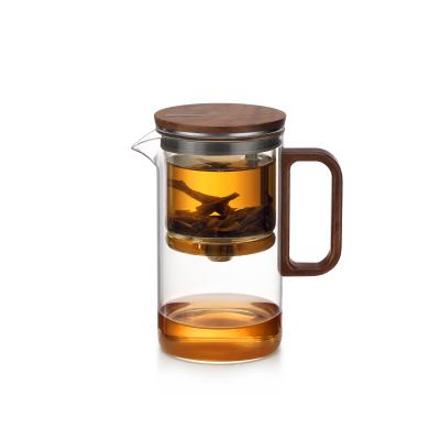 China Countertop Japanese Glass Teapot With Infuser Stovetop Safe OEM for sale