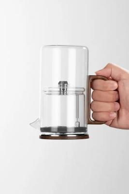 China Customized Clear Glass Tea Pot Infuser Stovetop Safe Microwavable for sale