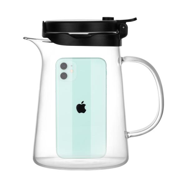 Quality Small High Borosilicate Tempered Glass Teapot With Infuser Mesh Filter 750ml for sale