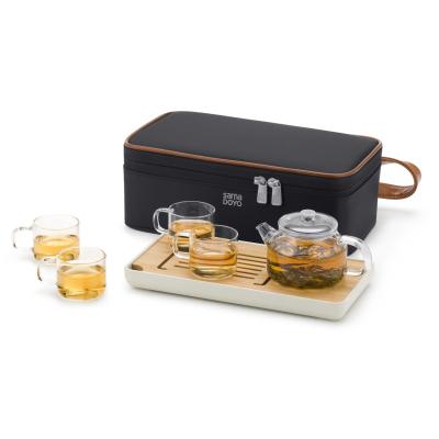 China 2024 Hot Selling High Borosilicate Glass Teapot Eco-Friendly Minimalist Design for Home Office Travel Coffee & Tea Drinkware for sale