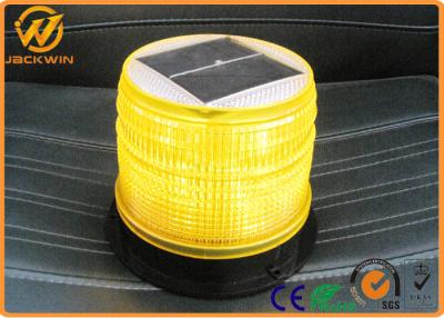 China Solar Powered LED Amber Flashing Lights with High Intensity Sensor Manual Control for sale