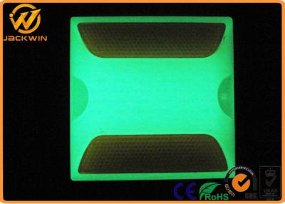China Reflective Road Studs , Safety LED Fluorecent Plastic Reflective Cats Eyes Road Markings for sale
