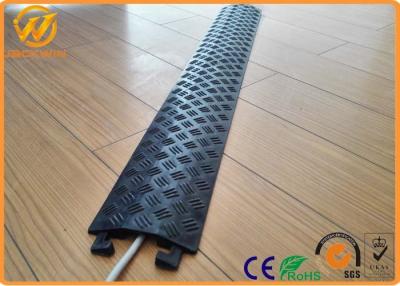 Cina 1 - Rampa flessibile 1000*130*20 millimetro della copertura del protettore del cavo di ufficio del cavo in vendita