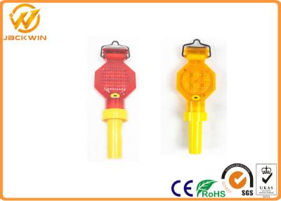 China Solar Signal Light Traffic Warning Lights Operated by solar powered and D batteries for sale