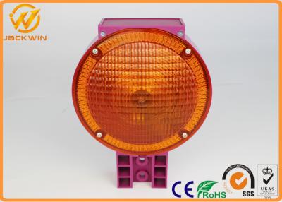 Cina Porpora che lampeggia 932 luci d'avvertimento IP65 di traffico a pile del LED rosse/giallo in vendita